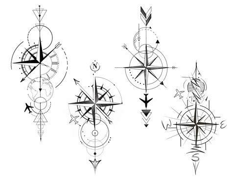 Unique Compass Tattoos For Your Next Adventure