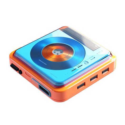 Compact Disc Player Isolated On Background With 24509479 Png