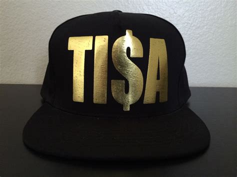 Tisa Tisa Gold Logo Snapback Grailed