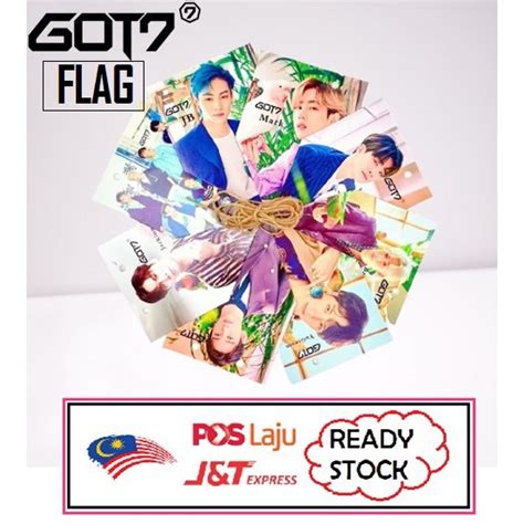 Got7 Flag Poster Set Wall Poster Flag Wall Banner Got7 Kpop Items