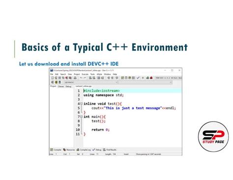 Lecture Basics Of A Typical C Environment Pdf