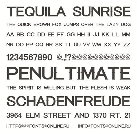 Tequila Sunrise Font