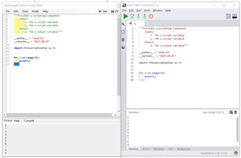 Rhino 8 Grasshopper Script Editor Design Feedback Grasshopper