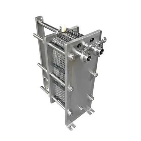 M T Stainless Steel Plate Heat Exchanger PHE For Dairy Industry Water At Piece In