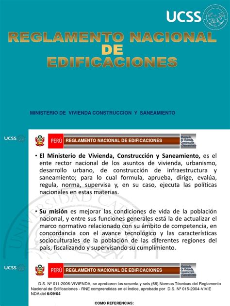 Reglamento Nacional De Edificaciones Expo Arquitecto Perú