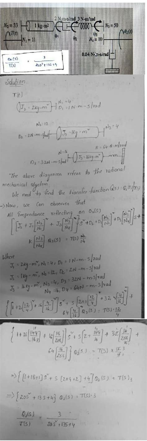 Solved Draw A Block Diagram For The System Using Chegg