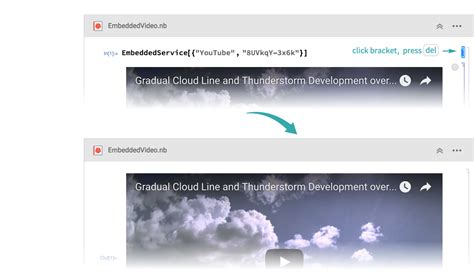 embed video in a cloud notebook—wolfram documentation
