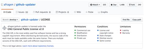 github adds plain english explanations to license pages for open source