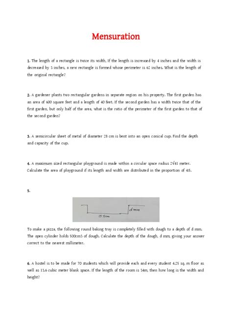 Bb Ad Math Written Pdf Sphere Area