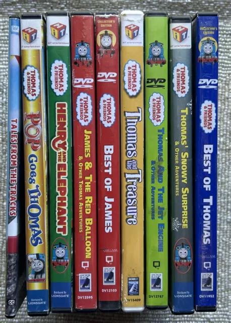 Thomas The Tank Engine And Friends Dvd Lot Of 9 Eur 1032 Picclick Fr