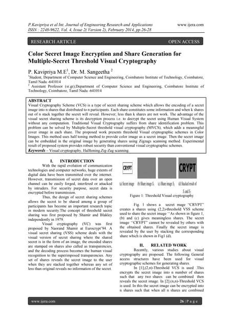 Visual Cryptography Scheme For Color Images Pdf