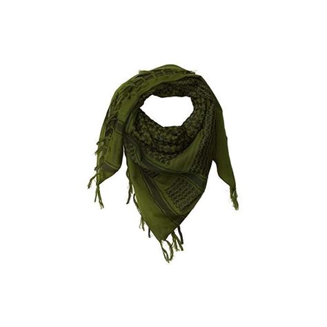 Aonal Sciarpa Militare In 100 Cotone Stile Shemagh Kefiah Tattica Da Deserto Verde Taglia