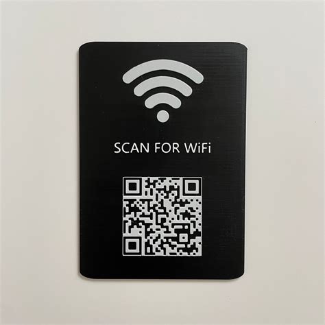 Customized Scan For Wifi QR Code Wifi QR Code Wifi Quick Connection Etsy