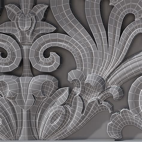 Classical Cornice 3d 3ds