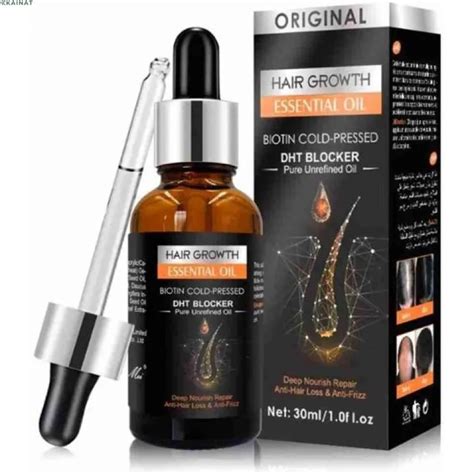 Hair Growth Essential Oil Biotin Cold Pressed Dht Blocker Online