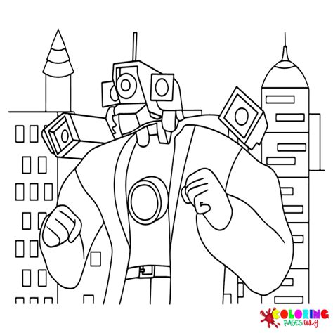 21 Titan Cameraman Coloring Pages Free Printable Pdf
