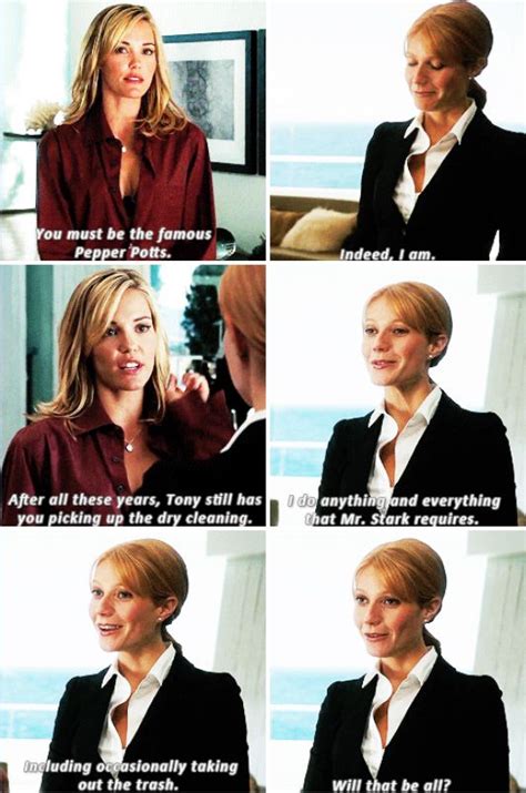 Do Not Mess With The Famous Pepper Potts She Doesnt Need Iron Man To
