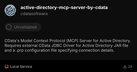 Active Directory Mcp Server By Cdata · Lobehub