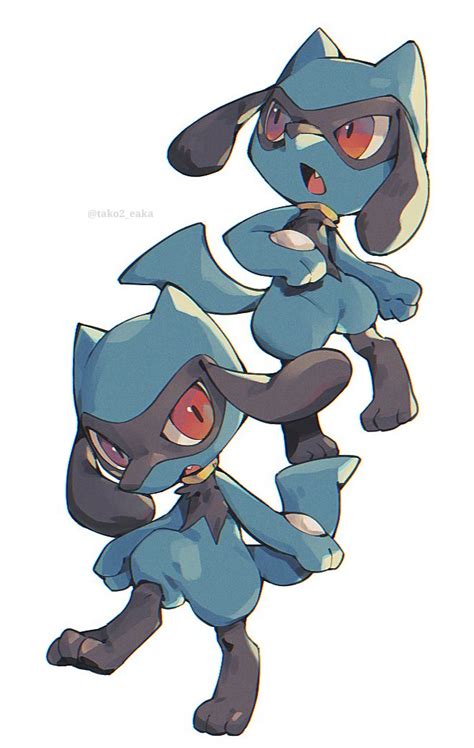 Riolu Pokemon Drawn By Tako Eaka Danbooru