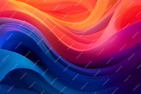 Premium Photo Abstract Gradient Wavy Background