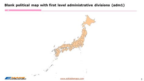 Japanese Prefecture Map