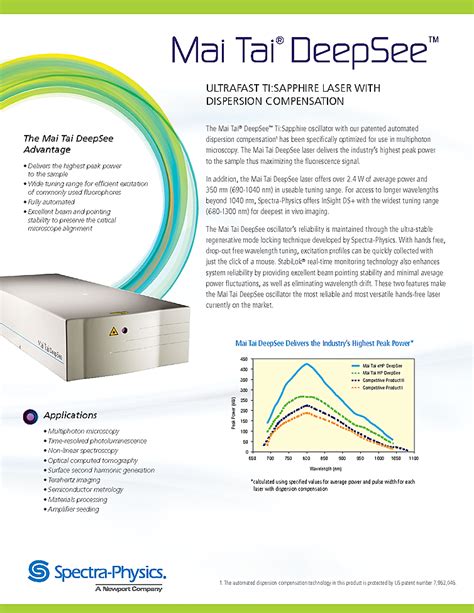 Solid State And Fiber Lasers Spectra Physics