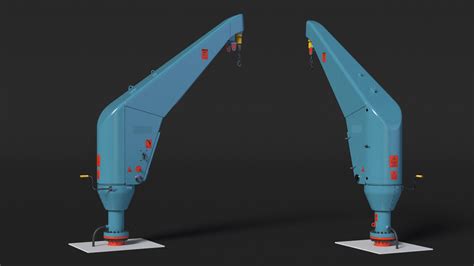 3d Crane For Offshore Platform Rigged For Cinema 4d Model 3d Molier International