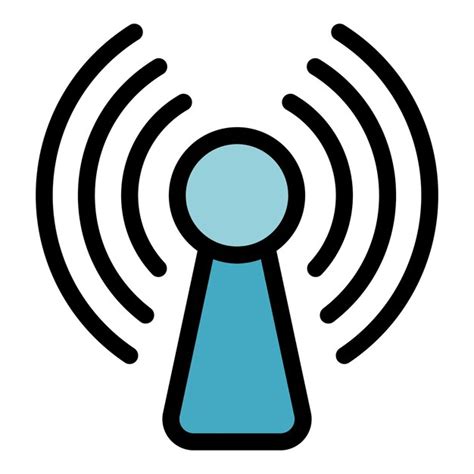 Premium Vector Internet Signal Icon Outline Internet Signal Vector