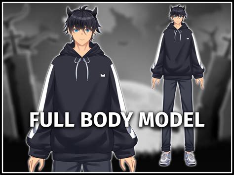 Male Vtuber Premade Vtuber Model Fully Rigged Ready To Use Vtube