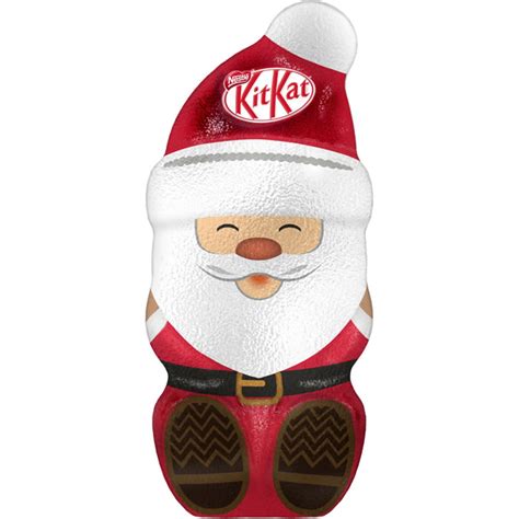 Nestle Kit Kat Chocolat Au Lait Moulage Père Noël 85 G Livraison à Domicile Et Drive