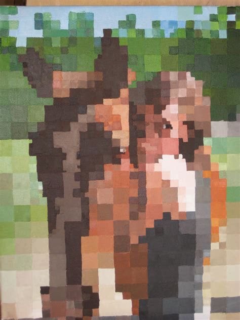 pixelated self portrait by pixarjunkie on deviantart