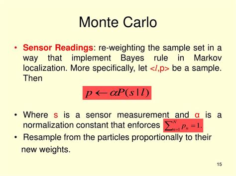 PPT Monte Carlo Localization PowerPoint Presentation Free Download ID