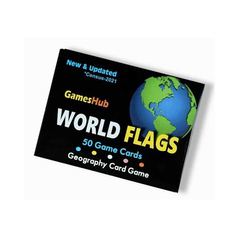 Gameshub 50 Countries Flags Flash Cards Game For Philippines Ubuy
