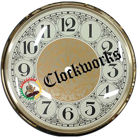 Clock Bezel 7 7 8 With Convex Glass With Hinge Clockworks