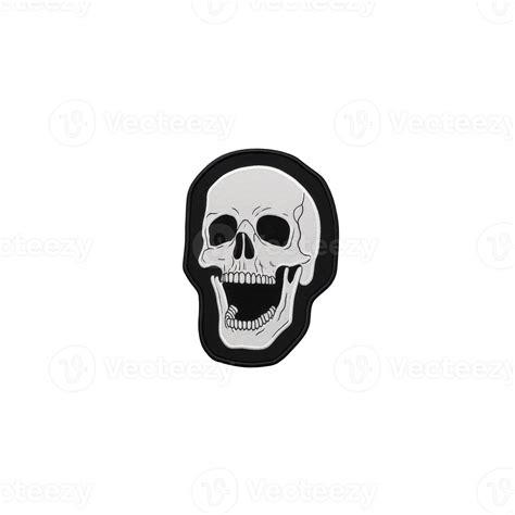 Detailed Illustration Of Human Skull With Open Mouth Showcasing