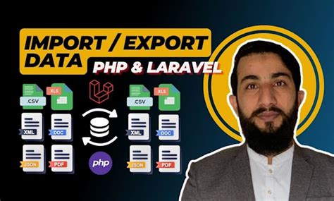 Import Export Data In Database Excel Json Pdf Xml Text Doc By