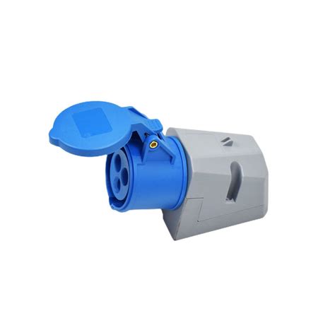 Ip44 Iec Cee Type 2p E Industrial Plug Socket 220v 16a 2 Industrial Plug Socket And Plug