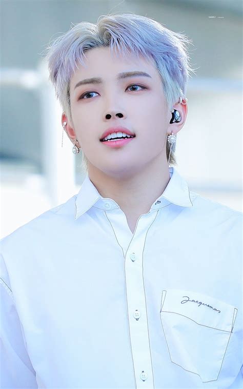 Hongjoong Hairstyle Hongjoong White Bowl Cut Hongjoong White Hair