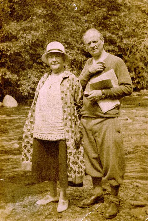 [mr A O And Mrs Hannah Macrae Beside A Stream] City Of Vancouver Archives