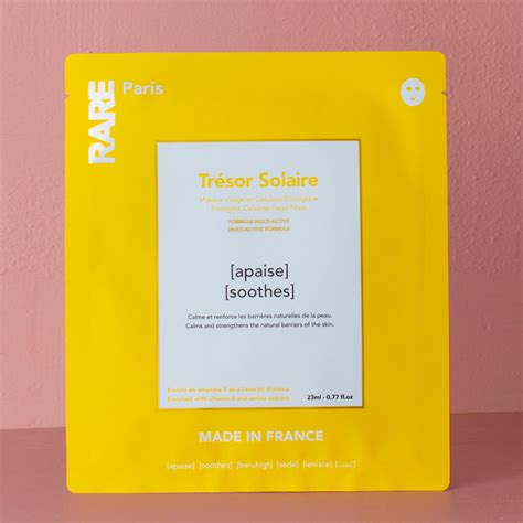 Set 5 masks - Trésor Solaire - Rare Paris