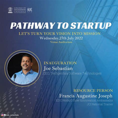 Iedccectl Iedc Startupkerala Keralastartupmission Keralastartups