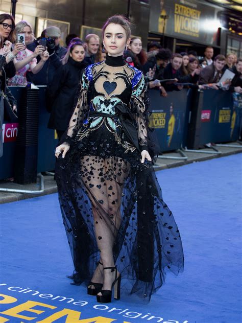Lily Collins Extremely Wicked Shockingly Evil And Vile Premiere In
