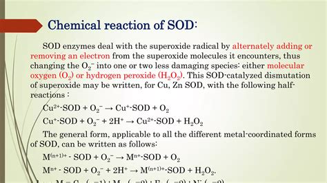 Superoxide Dismutase Sod Pptx