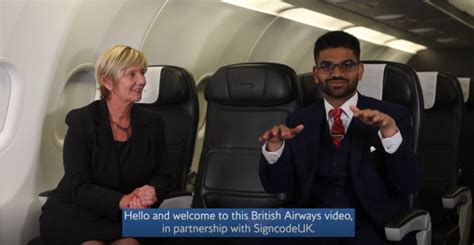 British Airways Partners With Signcode Uk To Improve Accessibility British Airways Partners With Signcode Uk To Improve Accessibility