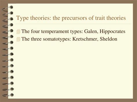 Ppt Chapter 7 The Trait Approach Theory And Application Powerpoint