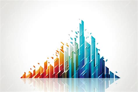 Colorful Geometric Shapes In The Form Of A Pyramid Premium Ai Generated Vector