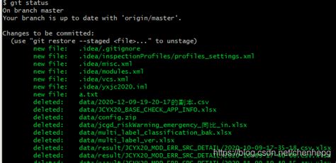 本地文件被删除，利用git，同步到远程仓库（远程仓库同步本地的所有改动） git本地删除的如何同步到远程仓库 csdn博客