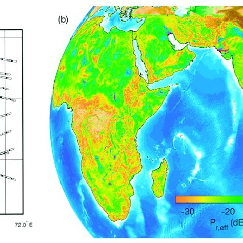 a illustration of the pseudo random surface sampling by cygnss