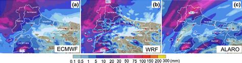 Numerical Weather Prediction Nwp Precipitation Forecasts For The 24 H