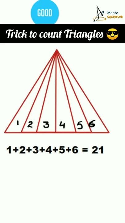 😎 Trick To Count Triangles Ssc Trending Ssc Reasoning Chsl Hack Aptitude Mentegenius